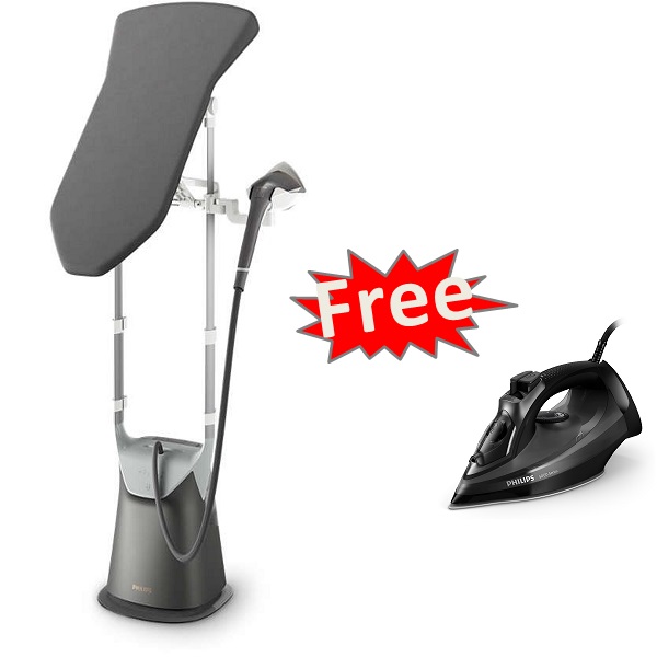 Philips steam ironing machine GC628/80 Free Steam iron DST5040/80 ...